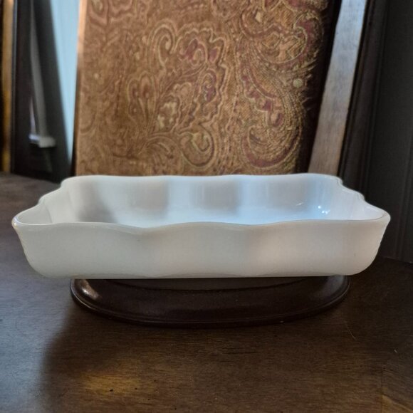 Inarco | Accents | Vintage Inarco White Milk Glass Candy Dish Texture ...